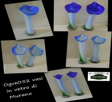 Vaso in vetro di murano